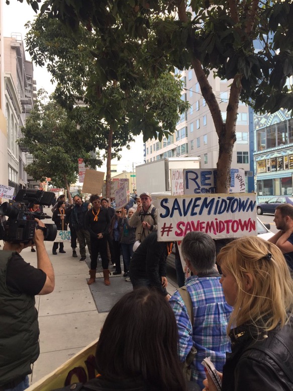 Save Midtown Rally – Democratic Socialists of America – San Francisco