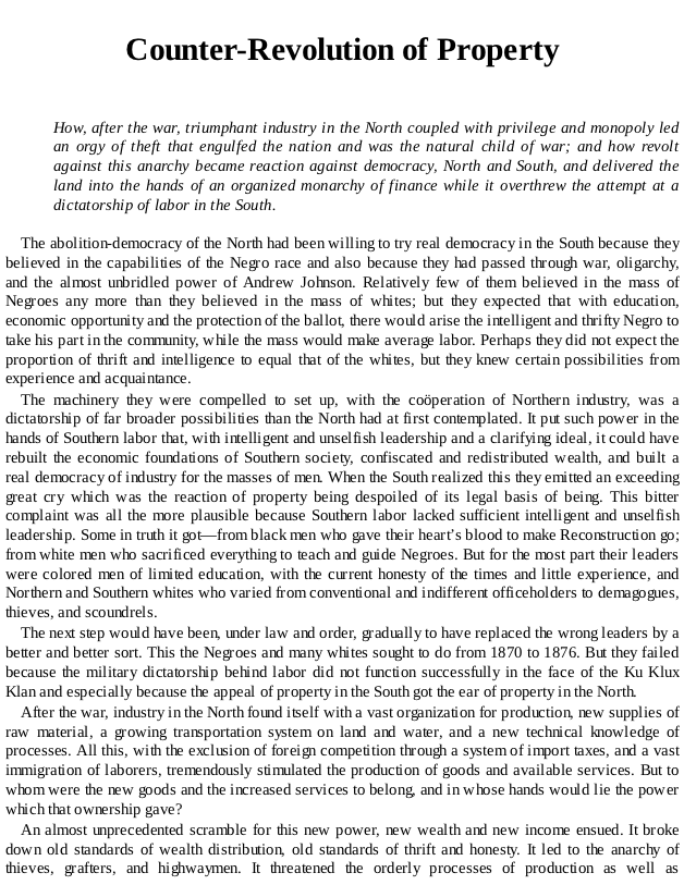 Counter-revolution of Property – Democratic Socialists of America – San ...