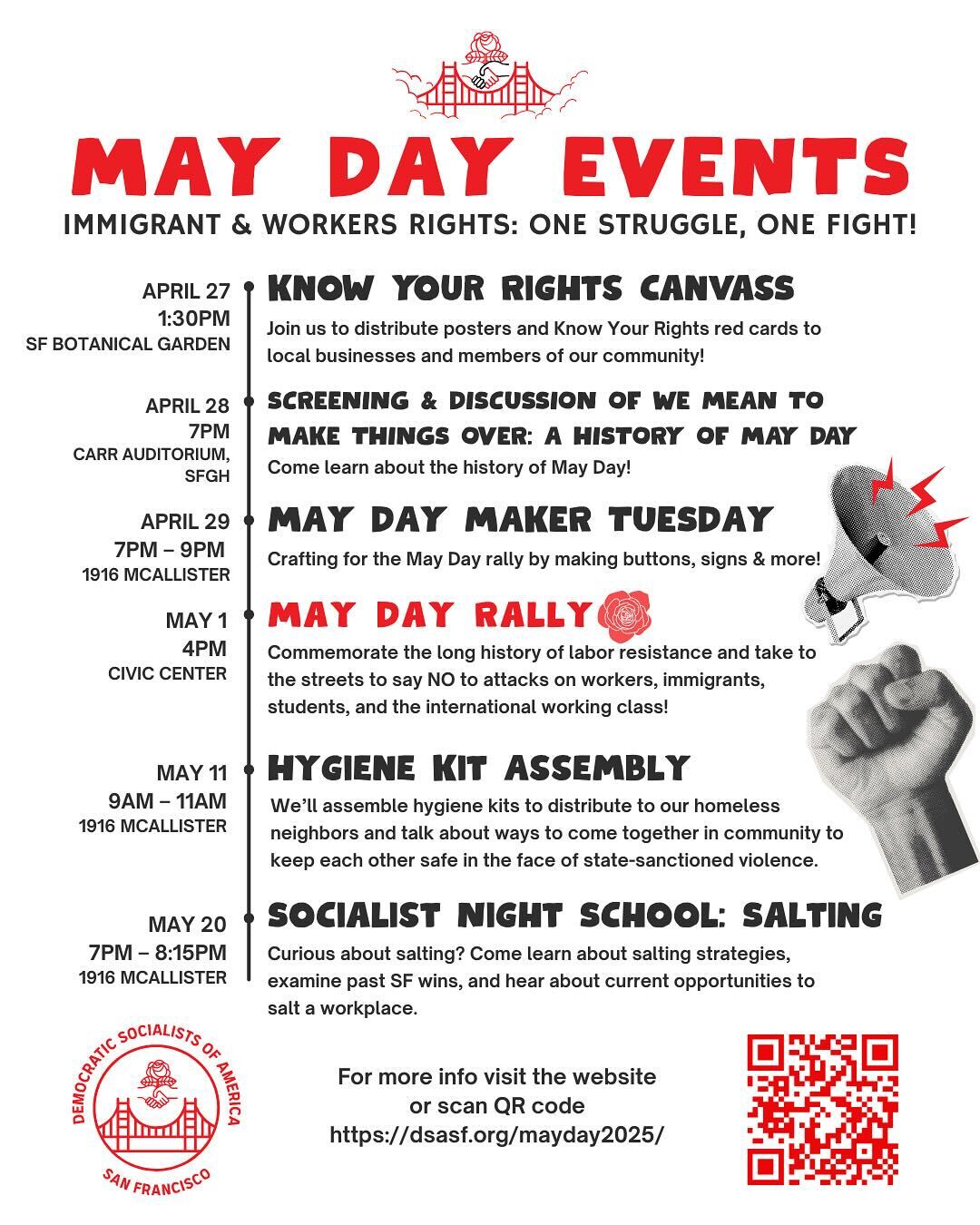 Weekly Roundup: April 29, 2025 – Democratic Socialists of America – San ...